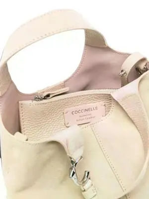 COCCINELLE Small C-easy Suede Tote Bag