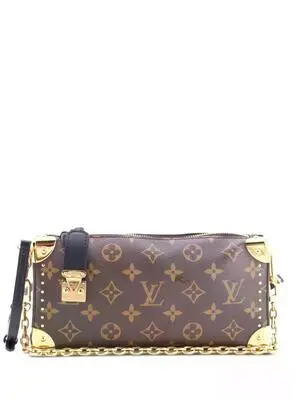 LOUIS VUITTON Slim Soft Trunk Shoulder Bag - Brown