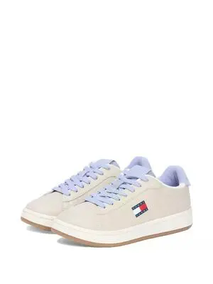 Tommy Hilfiger Logo-patch Leather Sneakers