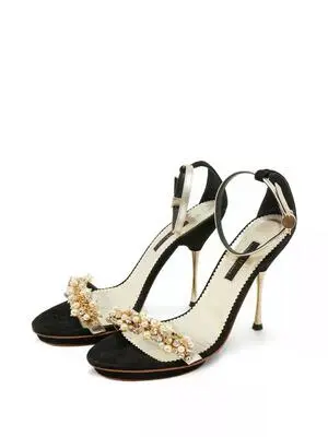 Carolina Herrera Crystal-embellished Ankle-strap Sandals