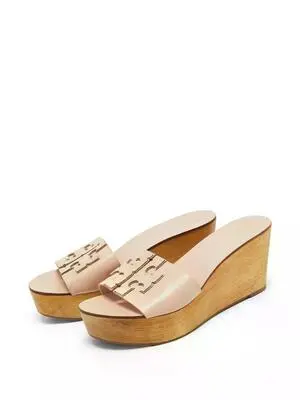 Tory Burch Ines Platform Wedge Sandals - Pink