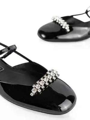 JIMMY CHOO Belinda Crystal-embellished Slingback Pumps