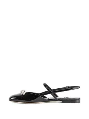 JIMMY CHOO Belinda Crystal-embellished Slingback Pumps