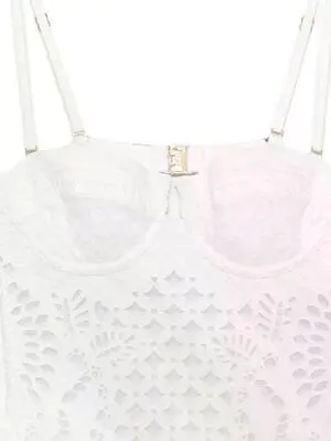 Zimmermann Indra Embroidered One-piece Swimsuit