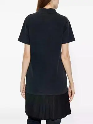 Balenciaga Pleated Panel Polo Dress