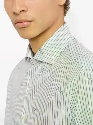 Emporio Armani Striped Cotton Shirt