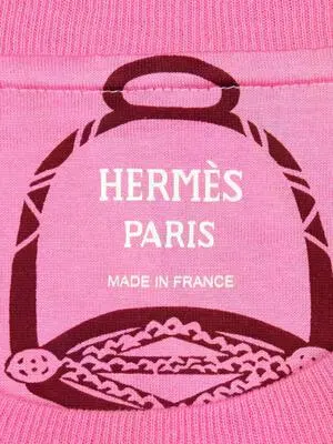 Hermès Fantaisie D'etrier T-shirt - Pink