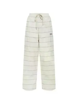 Balenciaga Striped Logo Trousers - Neutrals