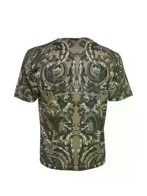 Dolce & Gabbana Baroque-print Crew-neck T-shirt