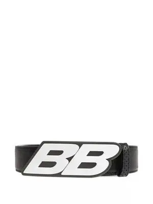 Balenciaga Bb Logo Plaque Belt