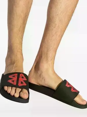 Balenciaga Logo-print Slides