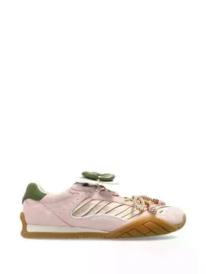 Fendi Flower-patch Panelled Sneakers