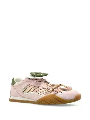 Fendi Flower-patch Panelled Sneakers
