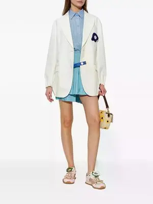 Fendi Flower-patch Panelled Sneakers