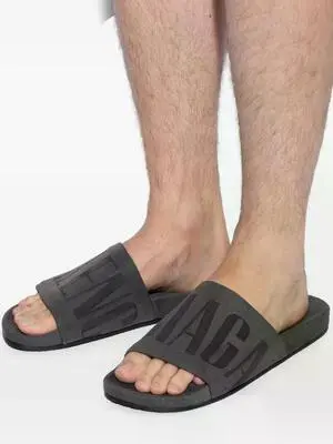Balenciaga Logo Print Slides