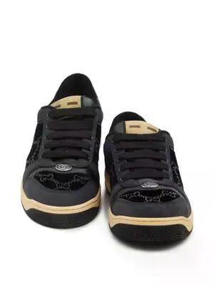 Gucci Embellished Lace-up Sneakers