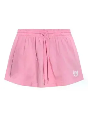 Balenciaga Logo Drawstring Skirt