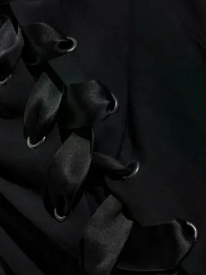 Balenciaga Lace-up Shirt Dress