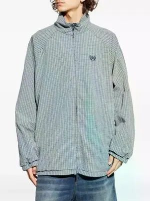 Balenciaga Checked Zip-up Jacket