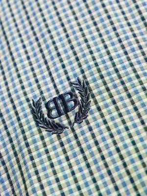 Balenciaga Checked Zip-up Jacket