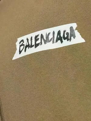 Balenciaga Masking Tape Zip-up Hoodie