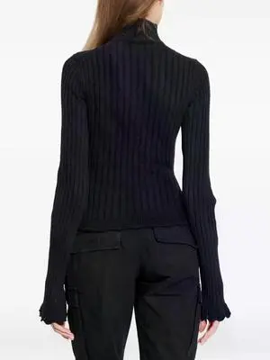 Balenciaga Ruffled Heart-cutout Sweater