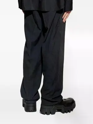 Balenciaga Charcoal Straight-leg Trousers