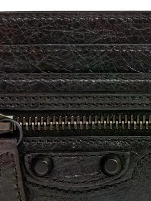 Balenciaga Zipped Leather Cardholder