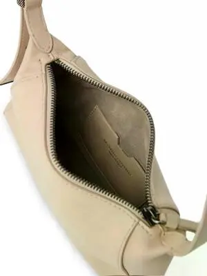 Brunello Cucinelli Leather Shoulder Bag - Neutrals