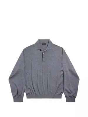 Balenciaga Poloneck Sweater - Grey
