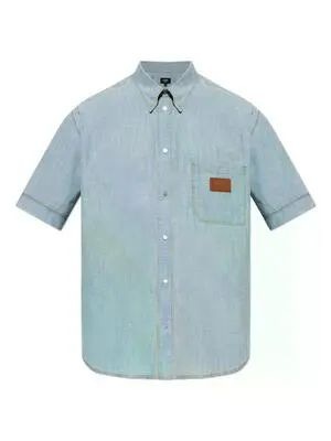 Fendi Patch-pocket Short-sleeves Shirt - Blue