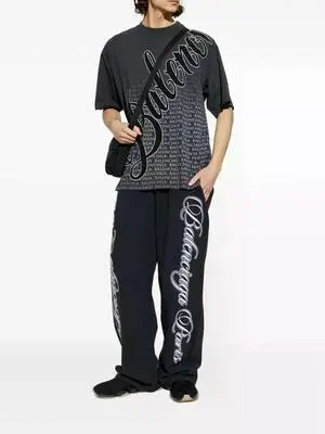 Balenciaga Logo-pattern T-shirt
