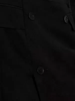 Balenciaga Double-breasted Split Skirt