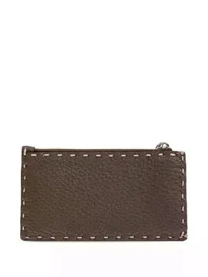 Fendi Selleria Leather Card Holder