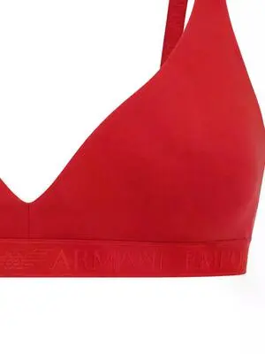 Armani Exchange Logo-tape Triangle Bra