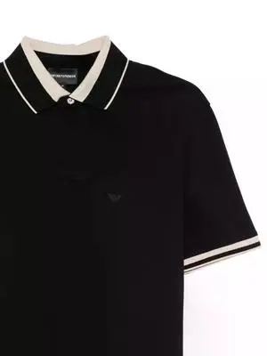 Emporio Armani Logo-embroidered Polo Shirt