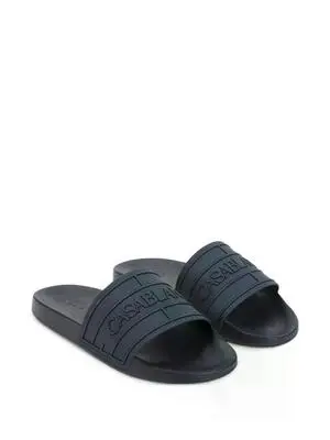 Casablanca Logo-embossed Sliders