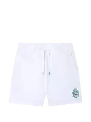 Casablanca Hotel Emblem Shorts - White