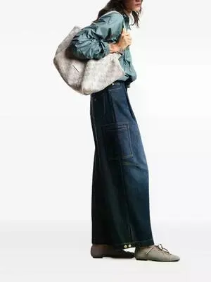 Emporio Armani Pocket Pleated Jeans - Blue