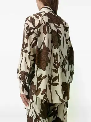 Brunello Cucinelli Floral Print Shirt