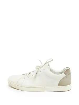 Dolce & Gabbana Leather Suede Paneled Sneakers - Neutrals