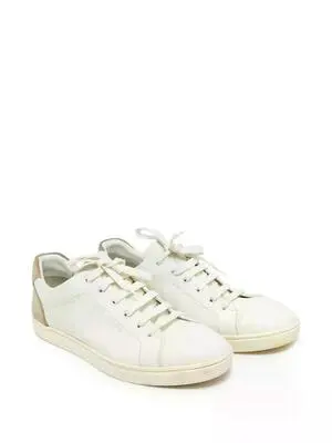Dolce & Gabbana Leather Suede Paneled Sneakers
