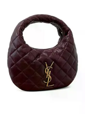 Saint Laurent Icare Quilted Shoulder Bag - Red
