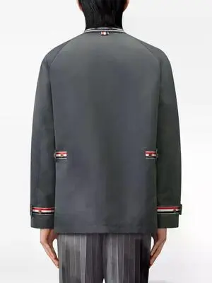 Thom Browne Pinstripe-panelled Field Jacket - Grey