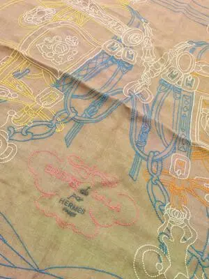 Hermès 2010s Brides De Gala Scarf