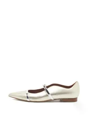 MALONE SOULIERS Maureen Ballet Flats - Gold