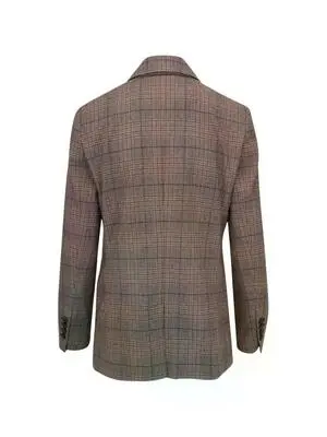Brunello Cucinelli Prince Of Wales Check Blazer