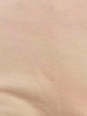Miu Miu Beige Striped Wide-leg Trousers