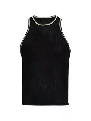 Y3 X Wales Bonner Knit Tank Top - Black