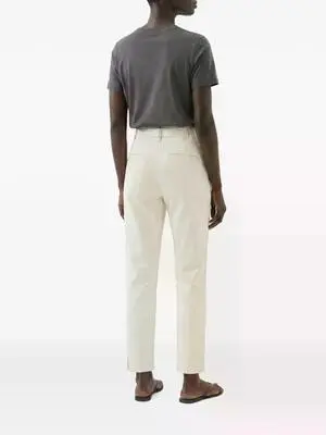 Brunello Cucinelli Pleated Cropped Trousers - Neutrals